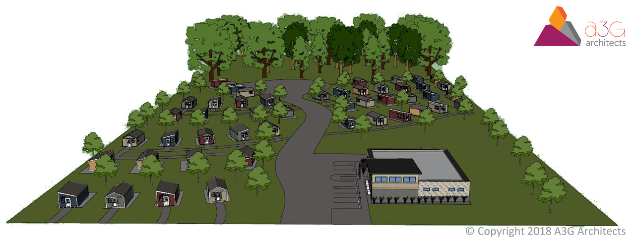 Veterans Community Project Community Building - A3G Architects
