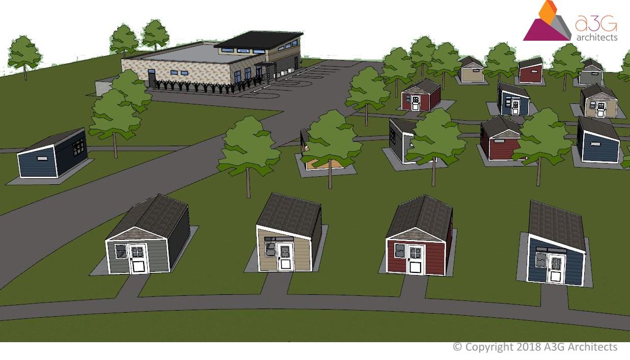 Veterans Community Project Community Building - A3G Architects